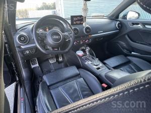 Black Audi S3 2016 in Riga, with an engine capacity of 2.00 L and mileage of 203 thousand km for 15550 €, photo 12 on AUTOMOTO.COM.LV