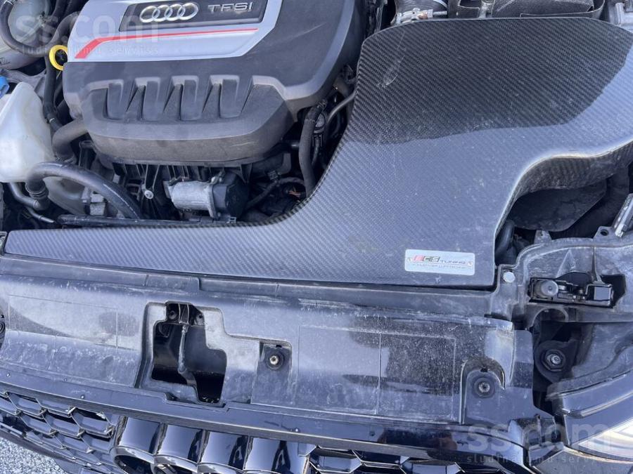 Black Audi S3 2016 in Riga, with an engine capacity of 2.00 L and mileage of 203 thousand km for 15550 €, photo 13 on AUTOMOTO.COM.LV