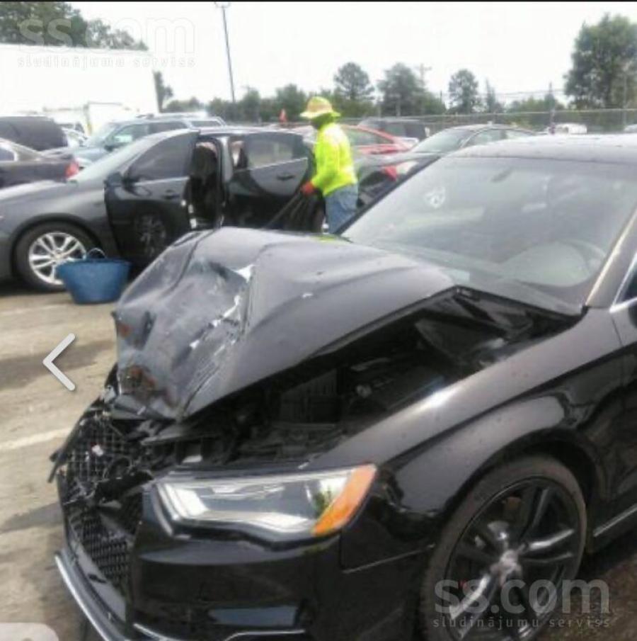 Black Audi S3 2016 in Riga, with an engine capacity of 2.00 L and mileage of 203 thousand km for 15550 €, photo 15 on AUTOMOTO.COM.LV