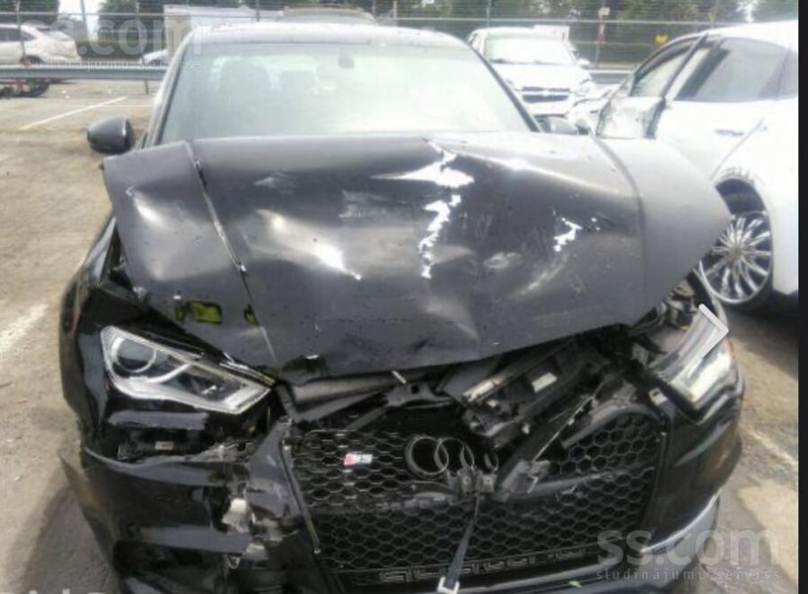 Black Audi S3 2016 in Riga, with an engine capacity of 2.00 L and mileage of 203 thousand km for 15550 €, photo 16 on AUTOMOTO.COM.LV