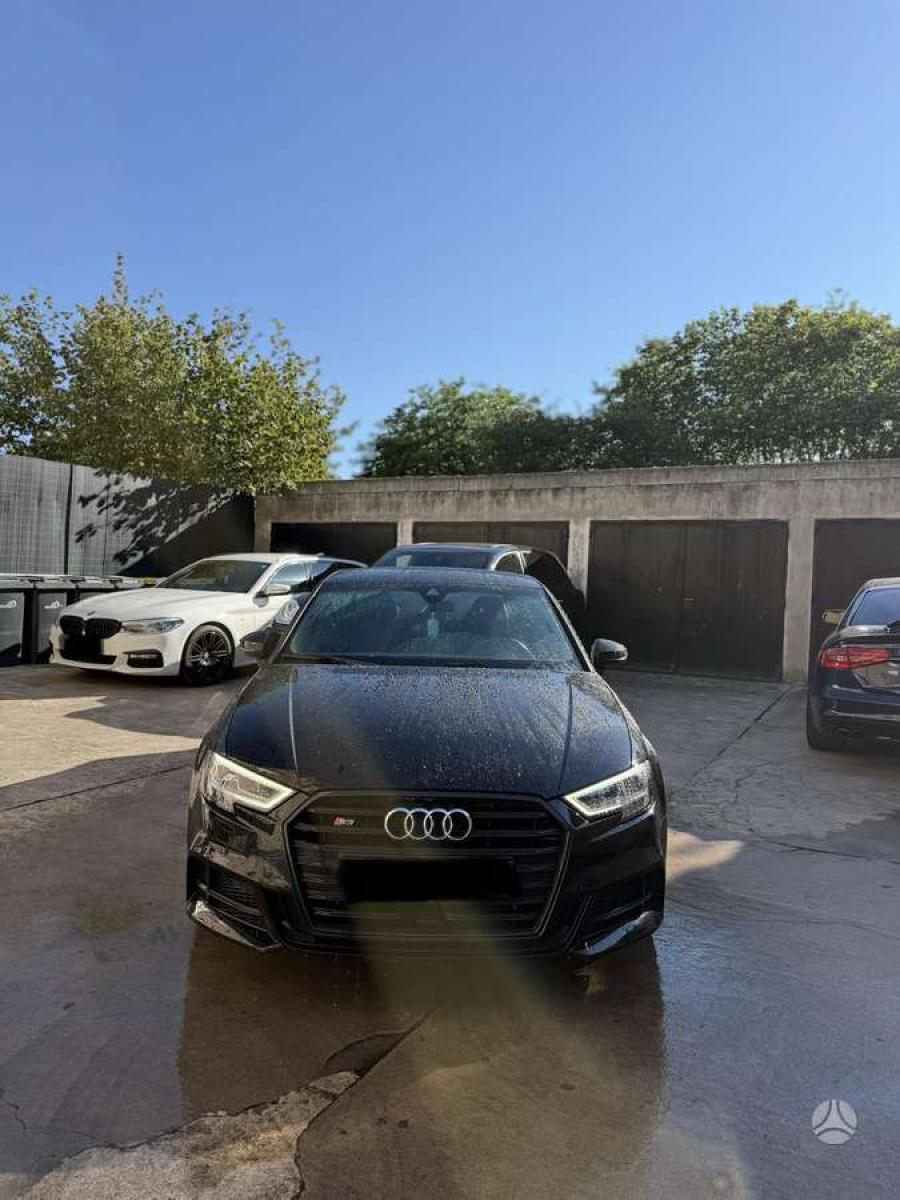 Black Audi S3 2017 in Vilnius, with an engine capacity of 1.98 L and mileage of 190 thousand km for 1 €, photo 1 on AUTOMOTO.COM.LV