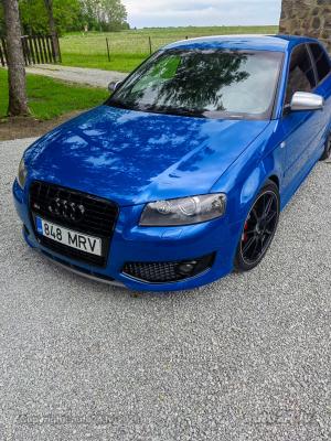 Blue Audi S3 2007 in Tallinn, with an engine capacity of 2.00 L and mileage of 196 thousand km for 17500 €, photo  on AUTOMOTO.COM.LV