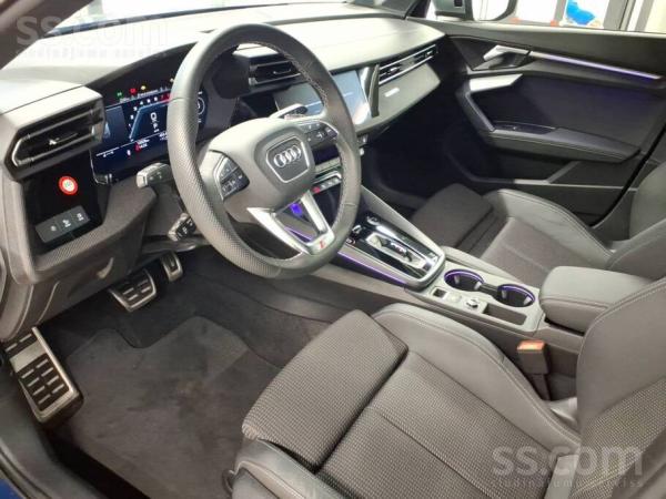 Blue Audi S3 2025 in Riga, with an engine capacity of 2.00 L and mileage of 12 thousand km for 48990 €, photo 3 on AUTOMOTO.COM.LV