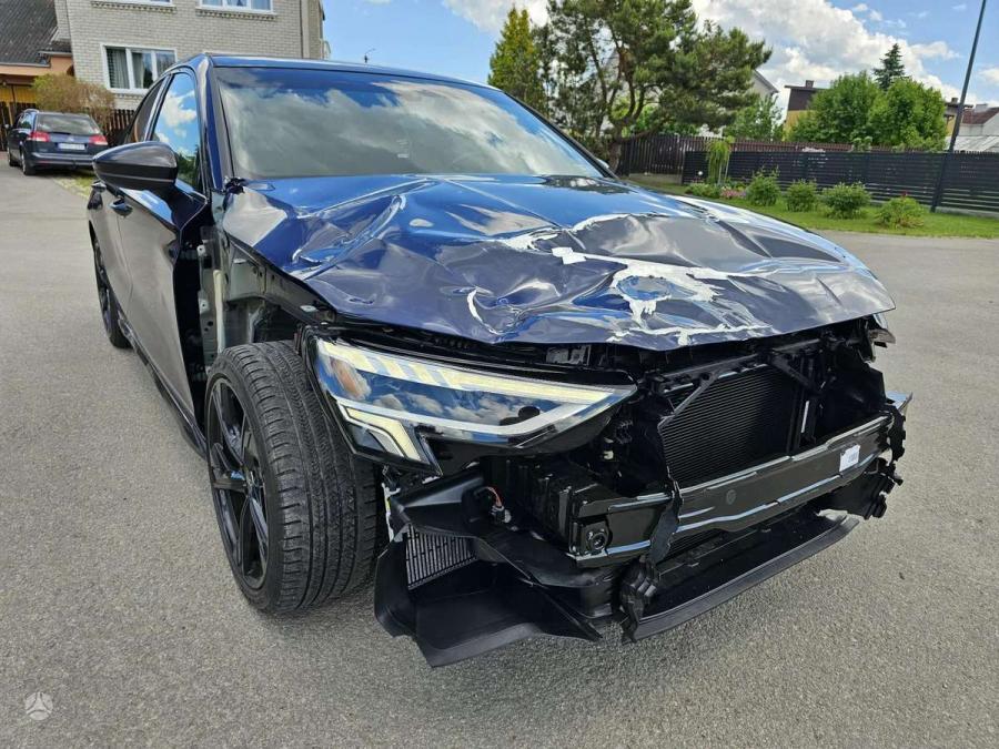 Blue Audi S3 2023 in Siauliai, with an engine capacity of 1.98 L and mileage of 35 thousand km for 22100 €, photo 1 on AUTOMOTO.COM.LV