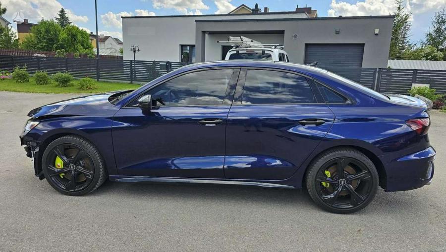 Blue Audi S3 2023 in Siauliai, with an engine capacity of 1.98 L and mileage of 35 thousand km for 22100 €, photo 13 on AUTOMOTO.COM.LV