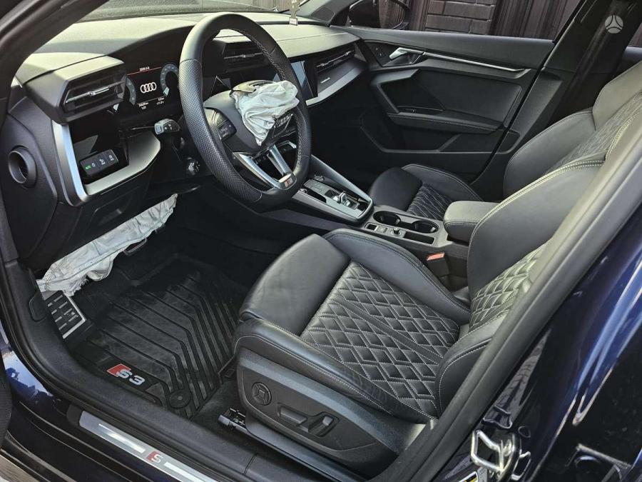 Blue Audi S3 2023 in Siauliai, with an engine capacity of 1.98 L and mileage of 35 thousand km for 22100 €, photo 18 on AUTOMOTO.COM.LV