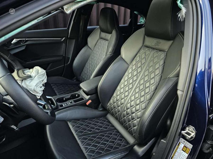 Blue Audi S3 2023 in Siauliai, with an engine capacity of 1.98 L and mileage of 35 thousand km for 22100 €, photo 19 on AUTOMOTO.COM.LV