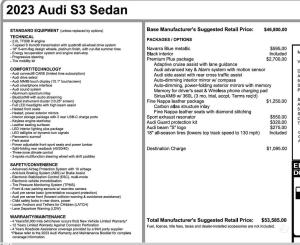 Blue Audi S3 2023 in Siauliai, with an engine capacity of 1.98 L and mileage of 35 thousand km for 22100 €, photo 43 on AUTOMOTO.COM.LV