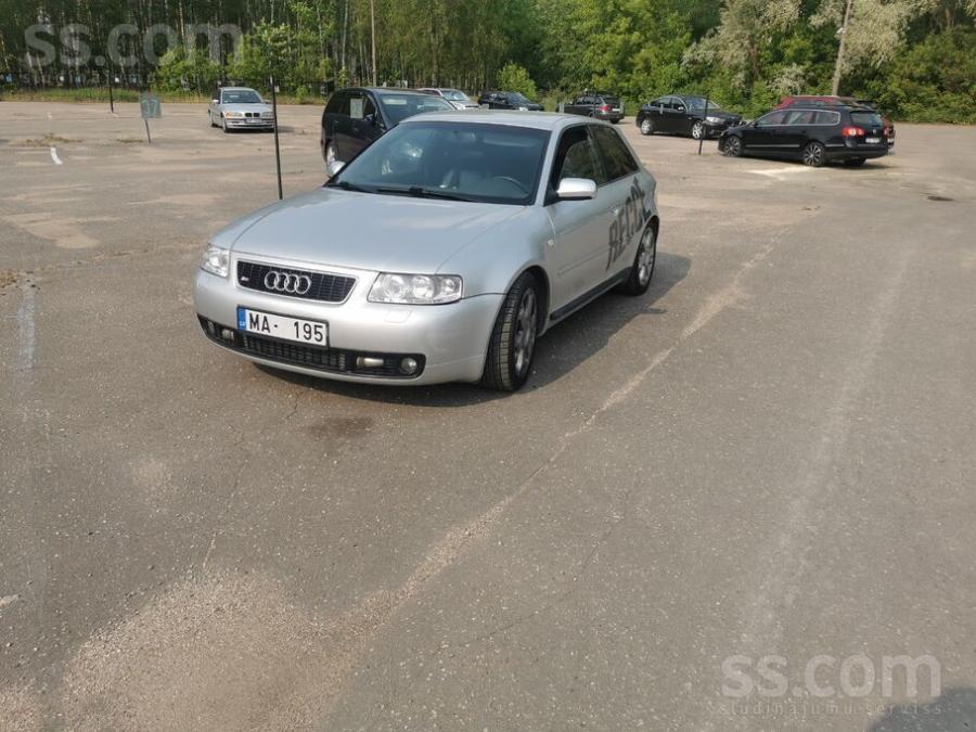 Audi S3 2000 Rīga, ar dzinēja tilpumu 1.80 L un nobraukumu 264 tūkst. km par 5200 €, foto 1 vietnē AUTOMOTO.COM.LV