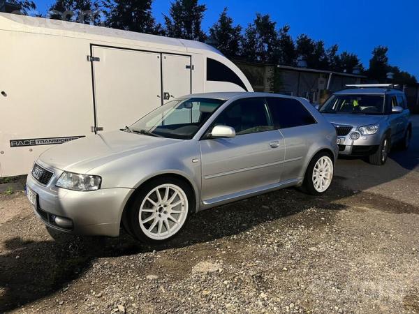 Grey Audi S3 2000 in Riga, with an engine capacity of 1.80 L and mileage of 283 thousand km for 4895 €, photo 3 on AUTOMOTO.COM.LV