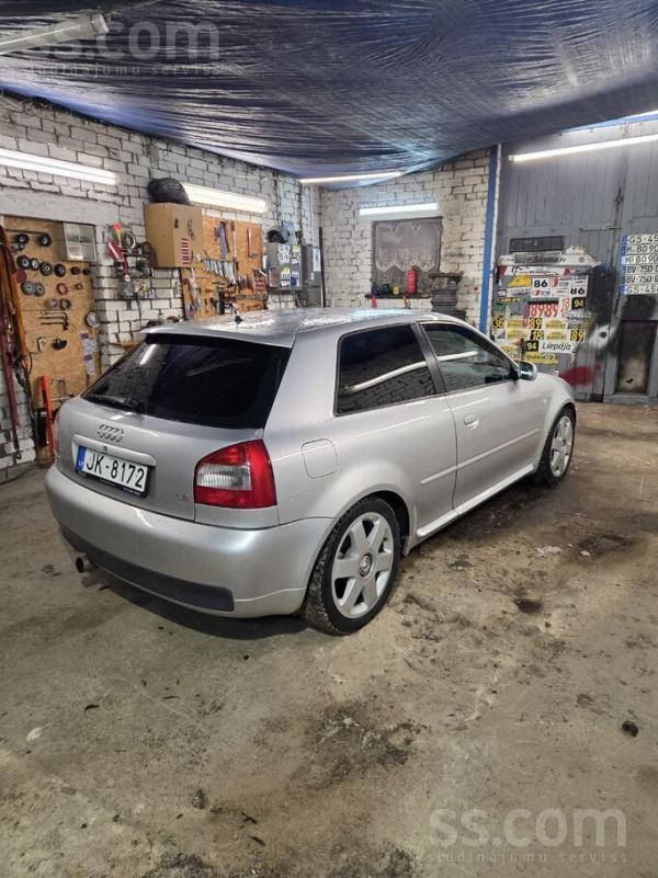 Grey Audi S3 2000 in Talsi, with an engine capacity of 1.80 L and mileage of 285 thousand km for 4700 €, photo 2 on AUTOMOTO.COM.LV