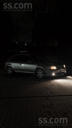 Grey Audi S3 2000 in Riga, with an engine capacity of 1.80 L and mileage of 274 thousand km for 7890 €, photo 4 on AUTOMOTO.COM.LV
