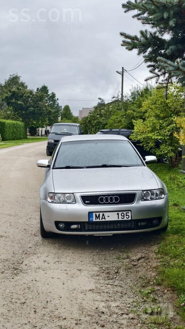 Pelēks Audi S3 2000 Rīga, ar dzinēja tilpumu 1.80 L un nobraukumu 274 tūkst. km par 7300 €, foto 5 vietnē AUTOMOTO.COM.LV