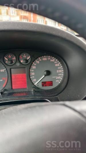 Grey Audi S3 2000 in Riga, with an engine capacity of 1.80 L and mileage of 274 thousand km for 7890 €, photo 7 on AUTOMOTO.COM.LV
