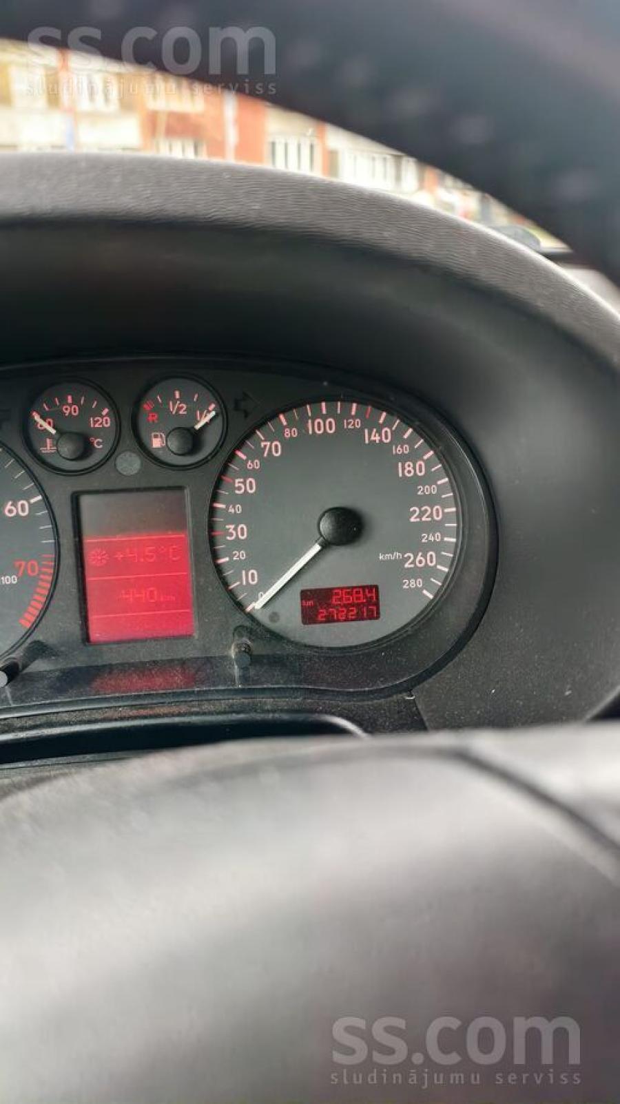Grey Audi S3 2000 in Riga, with an engine capacity of 1.80 L and mileage of 274 thousand km for 7890 €, photo 7 on AUTOMOTO.COM.LV
