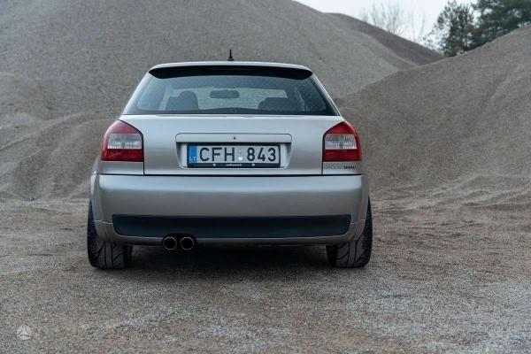 Grey Audi S3 2001 in Vilnius, with an engine capacity of 1.80 L and mileage of 121 thousand km for 17890 €, photo 7 on AUTOMOTO.COM.LV
