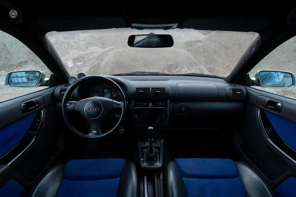 Grey Audi S3 2001 in Vilnius, with an engine capacity of 1.80 L and mileage of 121 thousand km for 17890 €, photo 10 on AUTOMOTO.COM.LV