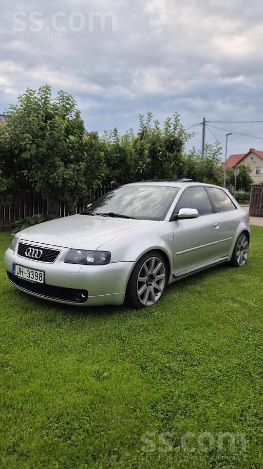 Grey Audi S3 2003 in Talsi, with an engine capacity of 1.80 L and mileage of 342 thousand km for 5300 €, photo 1 on AUTOMOTO.COM.LV