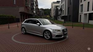 Pelēks Audi S3 2013 Viļņa, ar dzinēja tilpumu 1.98 L un nobraukumu 201 tūkst. km par 13700 €, foto  vietnē AUTOMOTO.COM.LV