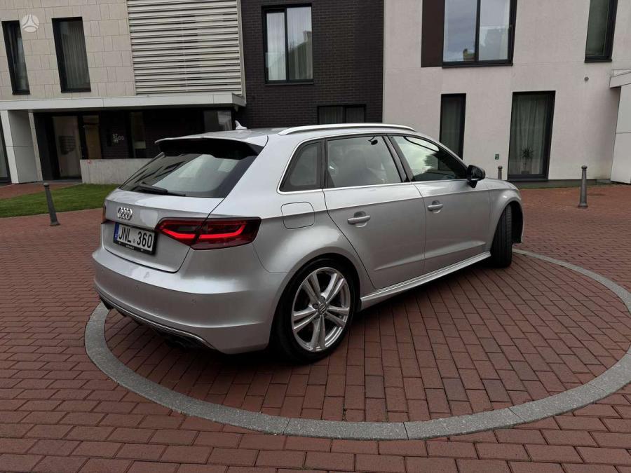 Grey Audi S3 2013 in Vilnius, with an engine capacity of 1.98 L and mileage of 201 thousand km for 13700 €, photo 4 on AUTOMOTO.COM.LV