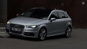 Grey Audi S3 2013 in Vilnius, with an engine capacity of 1.98 L and mileage of 201 thousand km for 13700 €, photo 10 on AUTOMOTO.COM.LV