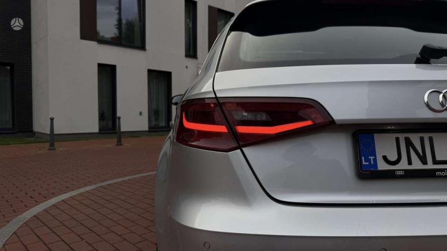 Grey Audi S3 2013 in Vilnius, with an engine capacity of 1.98 L and mileage of 201 thousand km for 13700 €, photo 24 on AUTOMOTO.COM.LV
