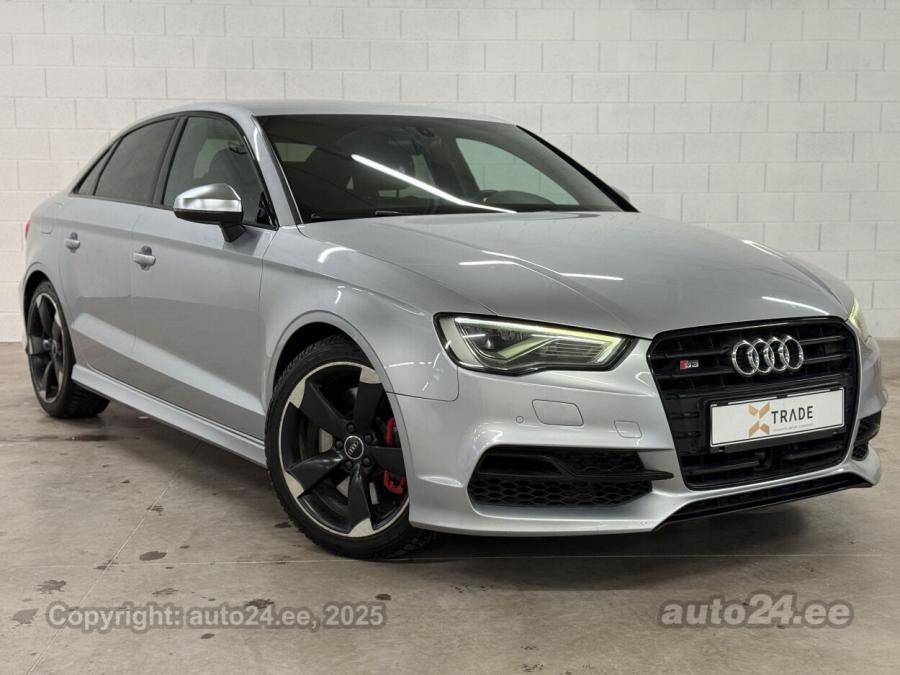 Pelēks Audi S3 2015 Pērnava, ar dzinēja tilpumu 2.00 L un nobraukumu 221 tūkst. km par 16490 €, foto 2 vietnē AUTOMOTO.COM.LV