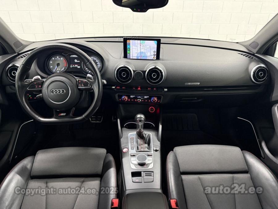 Pelēks Audi S3 2015 Pērnava, ar dzinēja tilpumu 2.00 L un nobraukumu 221 tūkst. km par 16490 €, foto 17 vietnē AUTOMOTO.COM.LV