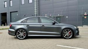 Grey Audi S3 2018 in Vilnius, with an engine capacity of 1.98 L and mileage of 163 thousand km for 21690 €, photo 6 on AUTOMOTO.COM.LV