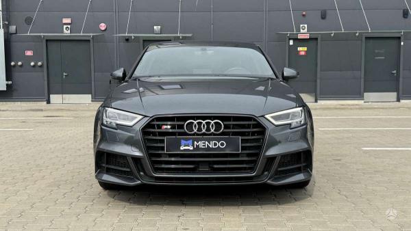Grey Audi S3 2018 in Vilnius, with an engine capacity of 1.98 L and mileage of 163 thousand km for 21690 €, photo 7 on AUTOMOTO.COM.LV