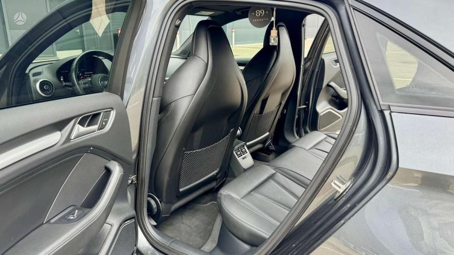 Grey Audi S3 2018 in Vilnius, with an engine capacity of 1.98 L and mileage of 163 thousand km for 21690 €, photo 19 on AUTOMOTO.COM.LV
