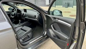 Grey Audi S3 2018 in Vilnius, with an engine capacity of 1.98 L and mileage of 163 thousand km for 21690 €, photo 21 on AUTOMOTO.COM.LV
