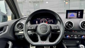 Grey Audi S3 2018 in Vilnius, with an engine capacity of 1.98 L and mileage of 163 thousand km for 21690 €, photo 24 on AUTOMOTO.COM.LV