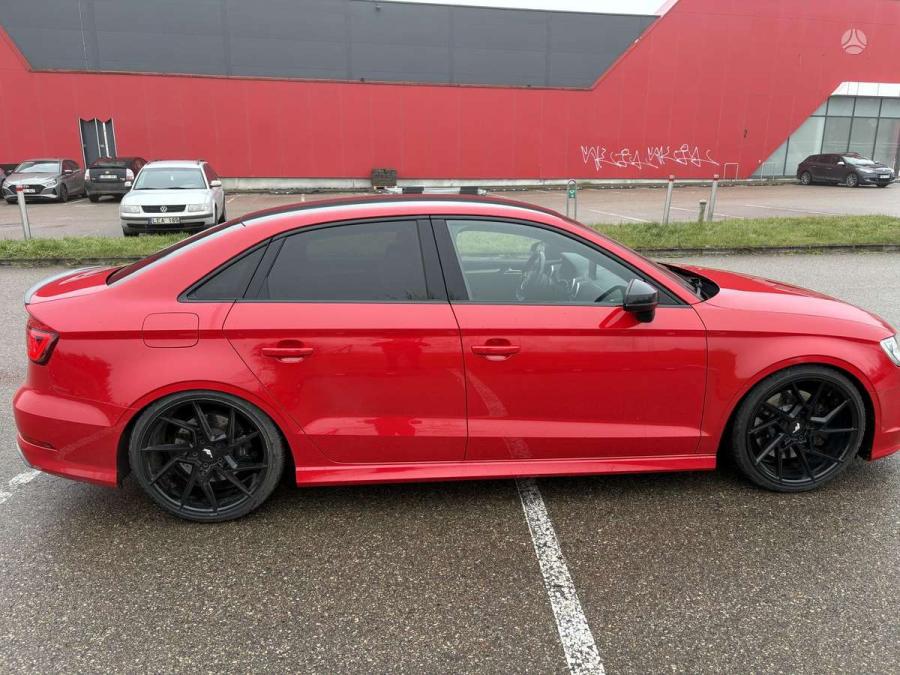 Red Audi S3 2016 in Vilnius, with an engine capacity of 1.98 L and mileage of 141 thousand km for 14999 €, photo 6 on AUTOMOTO.COM.LV