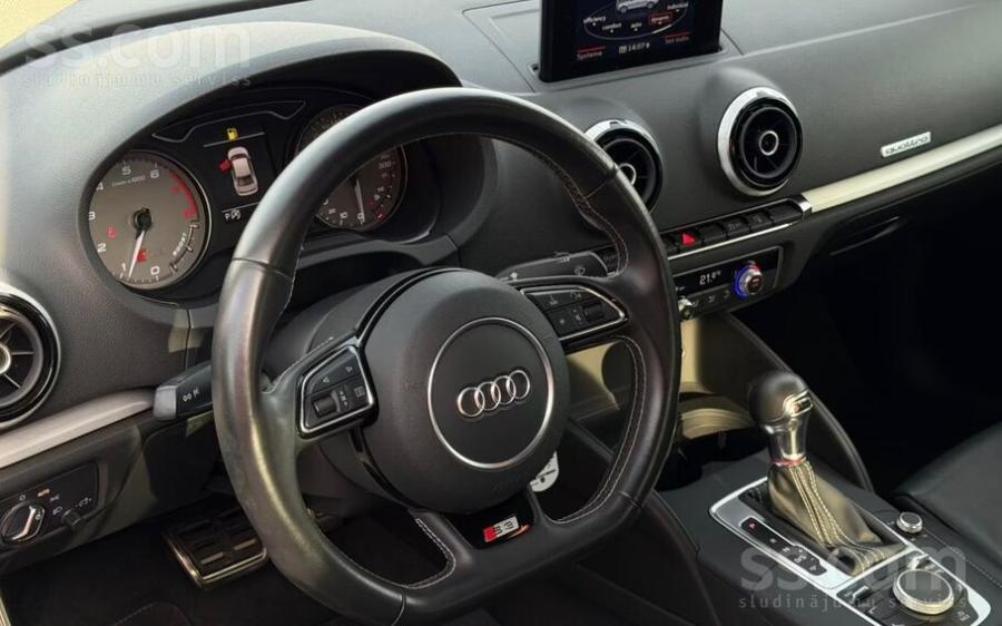 Audi S3 2014 in Riga, with an engine capacity of 2.00 L and mileage of 180 thousand km for 20850 €, photo 10 on AUTOMOTO.COM.LV