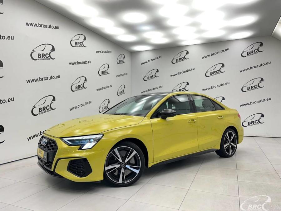 Audi S3 2022 in Vilnius, with an engine capacity of 1.98 L and mileage of 18 thousand km for 35800 €, photo 1 on AUTOMOTO.COM.LV