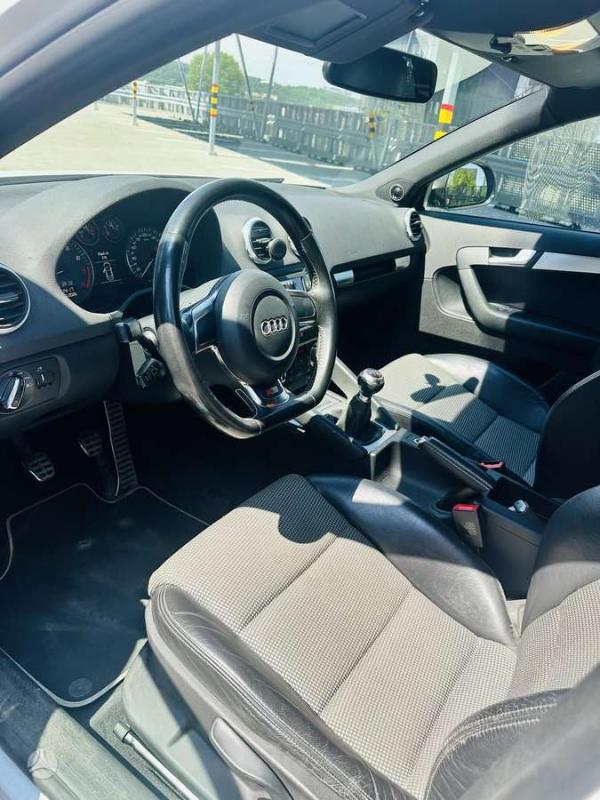 White Audi S3 2008 in Vilnius, with an engine capacity of 2.00 L and mileage of 300 thousand km for 9999 €, photo 6 on AUTOMOTO.COM.LV