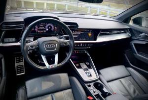 Balts Audi S3 2022 Viļņa, ar dzinēja tilpumu 1.98 L un nobraukumu 50 tūkst. km par 32900 €, foto 22 vietnē AUTOMOTO.COM.LV