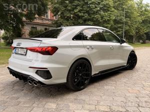 White Audi S3 2024 in Liepaja, with an engine capacity of 2.00 L and mileage of 19 thousand km for 56900 €, photo 6 on AUTOMOTO.COM.LV