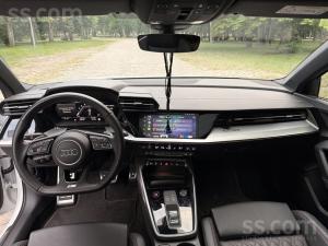 White Audi S3 2024 in Liepaja, with an engine capacity of 2.00 L and mileage of 19 thousand km for 56900 €, photo 7 on AUTOMOTO.COM.LV