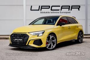 Yellow Audi S3 2021 in Parnu, with an engine capacity of 2.00 L and mileage of 65 thousand km for 30990 €, photo 1 on AUTOMOTO.COM.LV