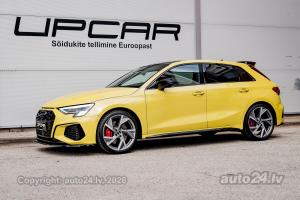 Yellow Audi S3 2021 in Parnu, with an engine capacity of 2.00 L and mileage of 65 thousand km for 30990 €, photo 4 on AUTOMOTO.COM.LV