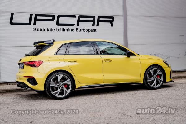 Yellow Audi S3 2021 in Parnu, with an engine capacity of 2.00 L and mileage of 67 thousand km for 31990 €, photo 7 on AUTOMOTO.COM.LV