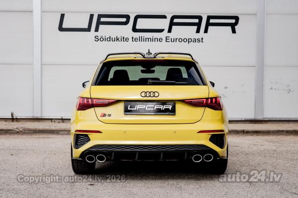 Yellow Audi S3 2021 in Parnu, with an engine capacity of 2.00 L and mileage of 67 thousand km for 31990 €, photo 10 on AUTOMOTO.COM.LV