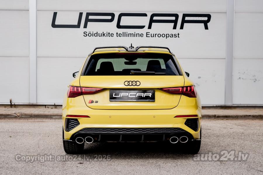 Yellow Audi S3 2021 in Parnu, with an engine capacity of 2.00 L and mileage of 65 thousand km for 30990 €, photo 10 on AUTOMOTO.COM.LV