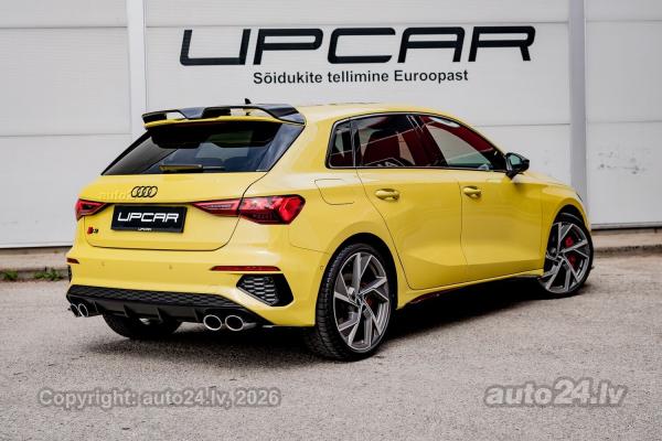 Yellow Audi S3 2021 in Parnu, with an engine capacity of 2.00 L and mileage of 67 thousand km for 31990 €, photo 11 on AUTOMOTO.COM.LV