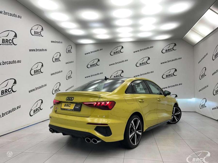 Dzeltens Audi S3 2022 Viļņa, ar dzinēja tilpumu 1.98 L un nobraukumu 18 tūkst. km par 35800 €, foto 10 vietnē AUTOMOTO.COM.LV