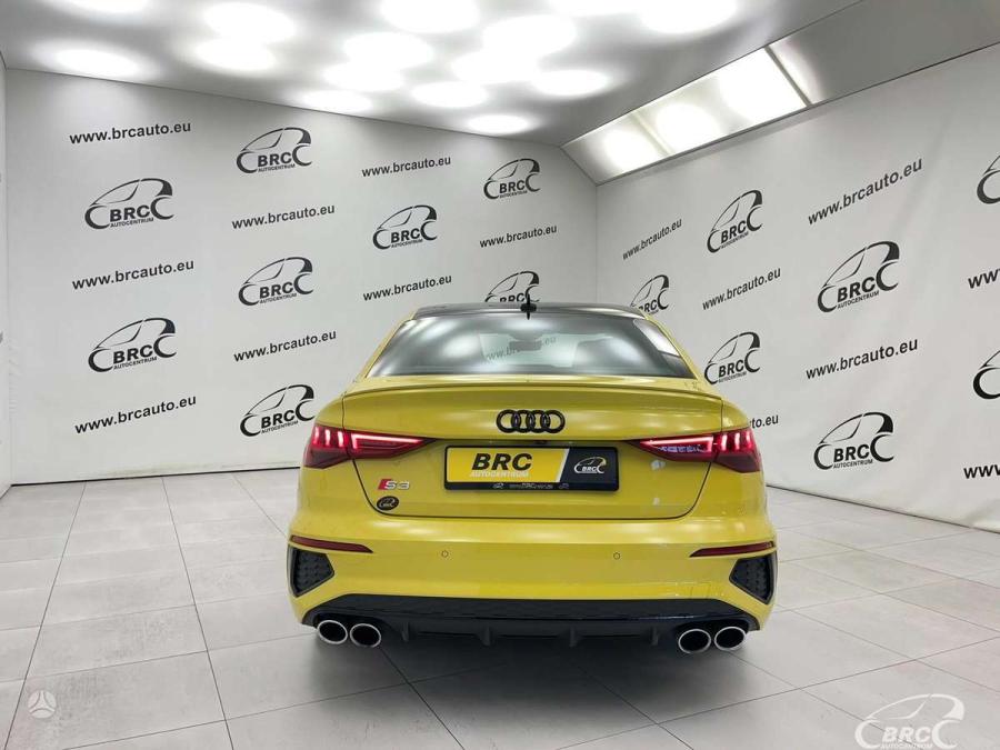 Dzeltens Audi S3 2022 Viļņa, ar dzinēja tilpumu 1.98 L un nobraukumu 18 tūkst. km par 35800 €, foto 11 vietnē AUTOMOTO.COM.LV
