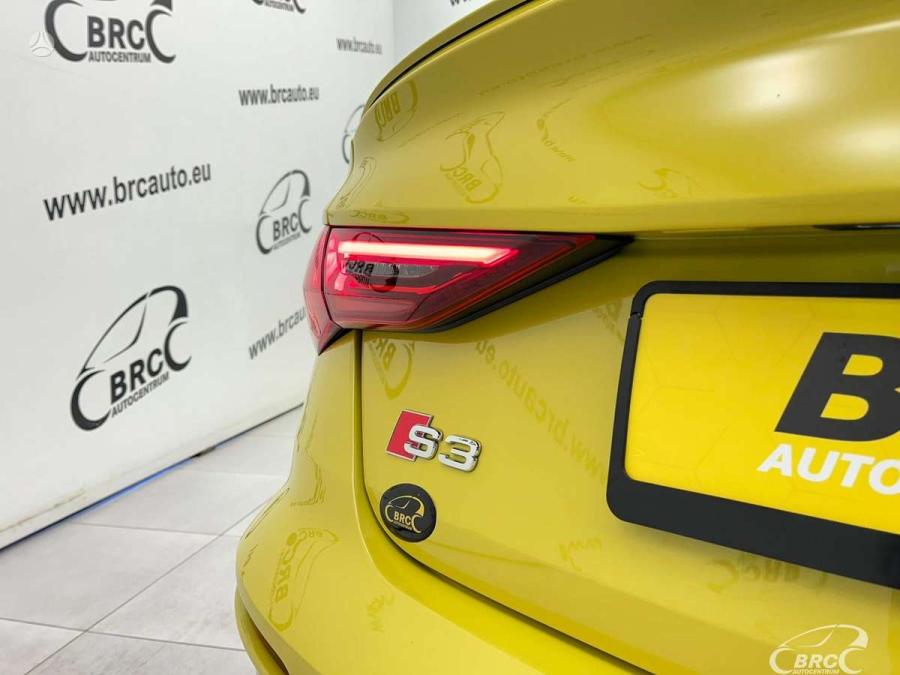 Dzeltens Audi S3 2022 Viļņa, ar dzinēja tilpumu 1.98 L un nobraukumu 18 tūkst. km par 35800 €, foto 13 vietnē AUTOMOTO.COM.LV
