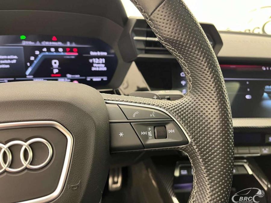 Dzeltens Audi S3 2022 Viļņa, ar dzinēja tilpumu 1.98 L un nobraukumu 18 tūkst. km par 35800 €, foto 22 vietnē AUTOMOTO.COM.LV